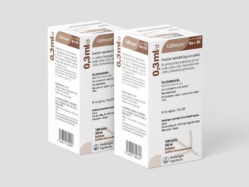 Gallimune® Se+St es una vacuna inactivada en un adyuvante oleoso frente ...